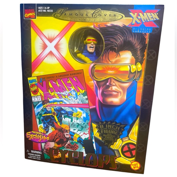 Toybiz | Toys | 999 Marvel Famous Covers Cyclops Xmen Classics 8 Action ...